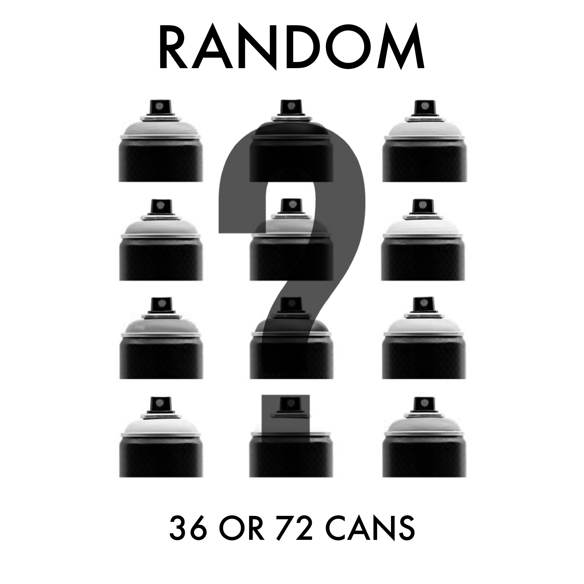 Spray Paint Random/Mystery Pack with FREE SAME DAY SHIPPING – Double A USA